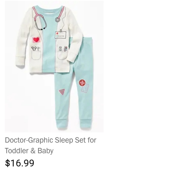 Old Navy | Pajamas | Old Navy Doctor Pajama Set Doctor | Poshmark
